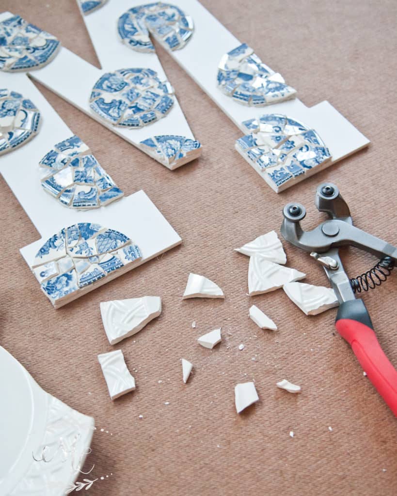 How to Make a Mosaic Letter - Maria Louise Design