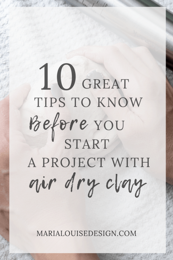 Air Dry Clay: 10 Great Tips to Know Before You Start a Project