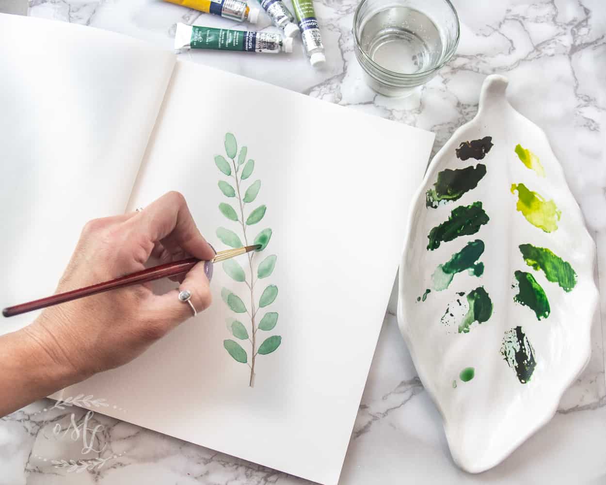 Make Your Own Paint Palette with Air Dry Clay